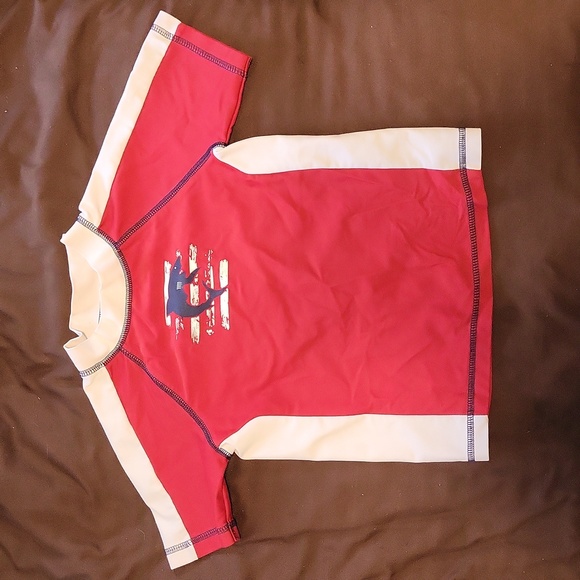 Circo | Swim | Red White And Blue Shark Rashguard 4t | Poshmark
